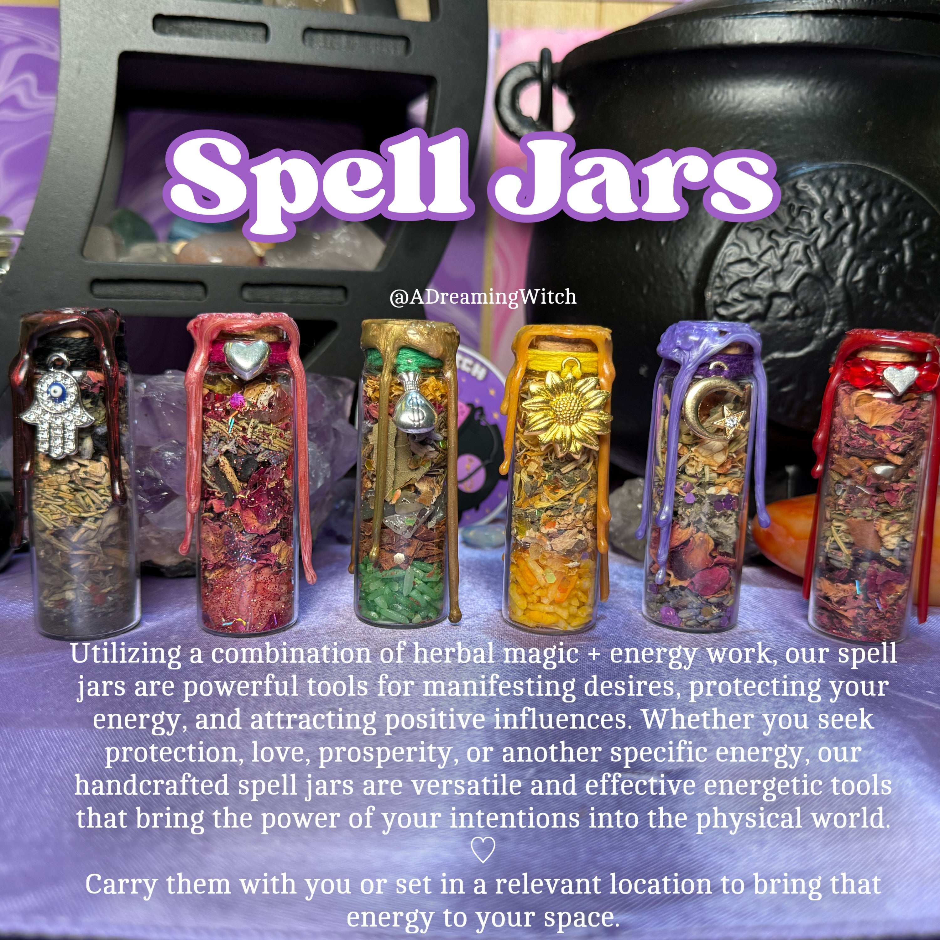 Spell Jars | Witchcraft, manifestation, protection, etc – A Dreaming Witch